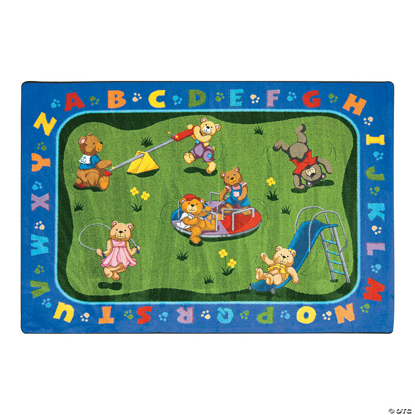 Joy Carpets Teddy Bear Playground® Classroom Rug | Oriental Trading