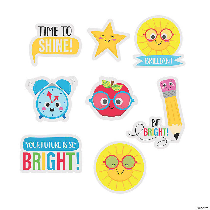 Jumbo Bright Future Cutouts - 8 Pc.