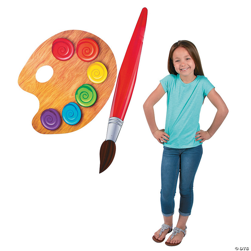 Jumbo Painting Set Cutouts