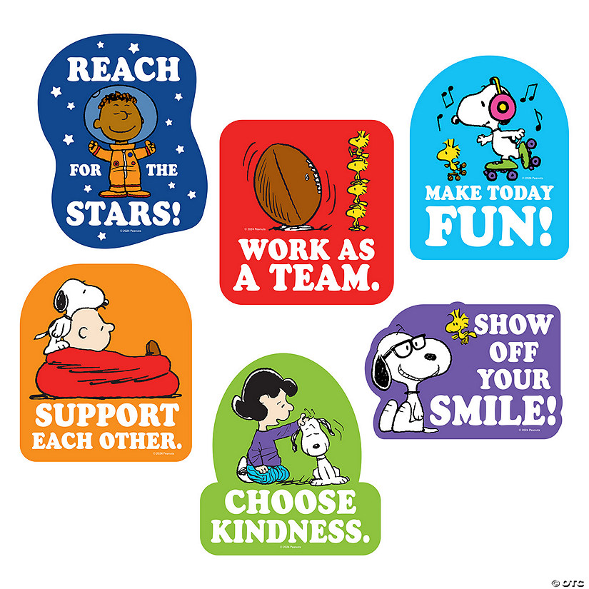 Jumbo Peanuts® Classroom Wall Cutouts - 6 Pc. | Oriental Trading
