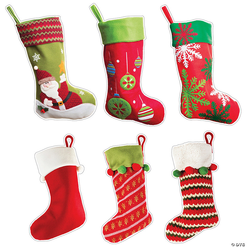 Jumbo Stocking Window Clings - Discontinued