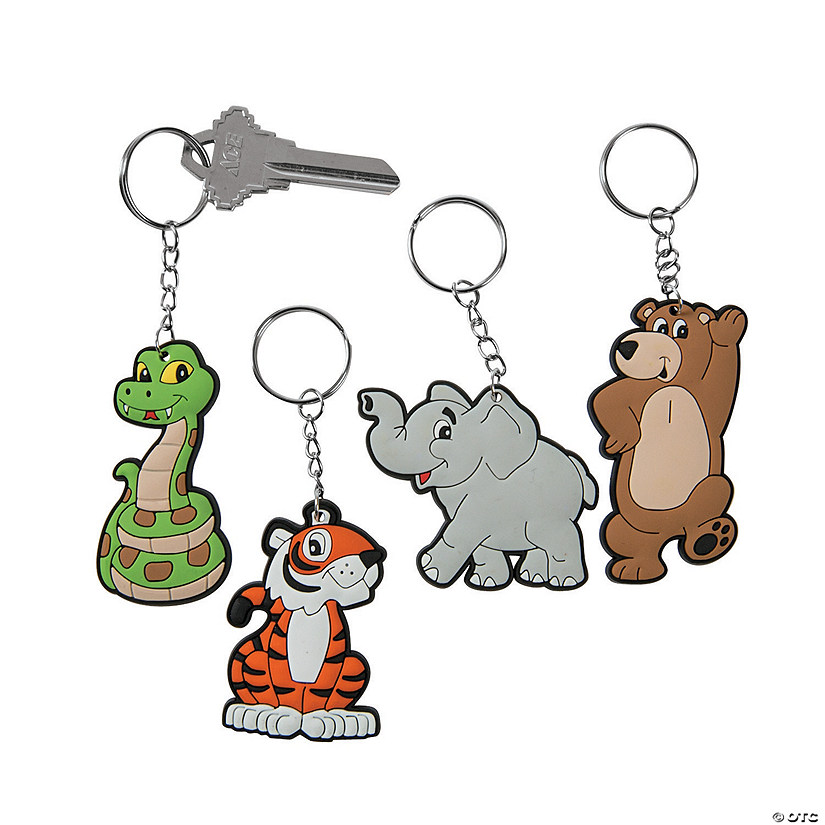 Jungle Animal Keychains - Discontinued