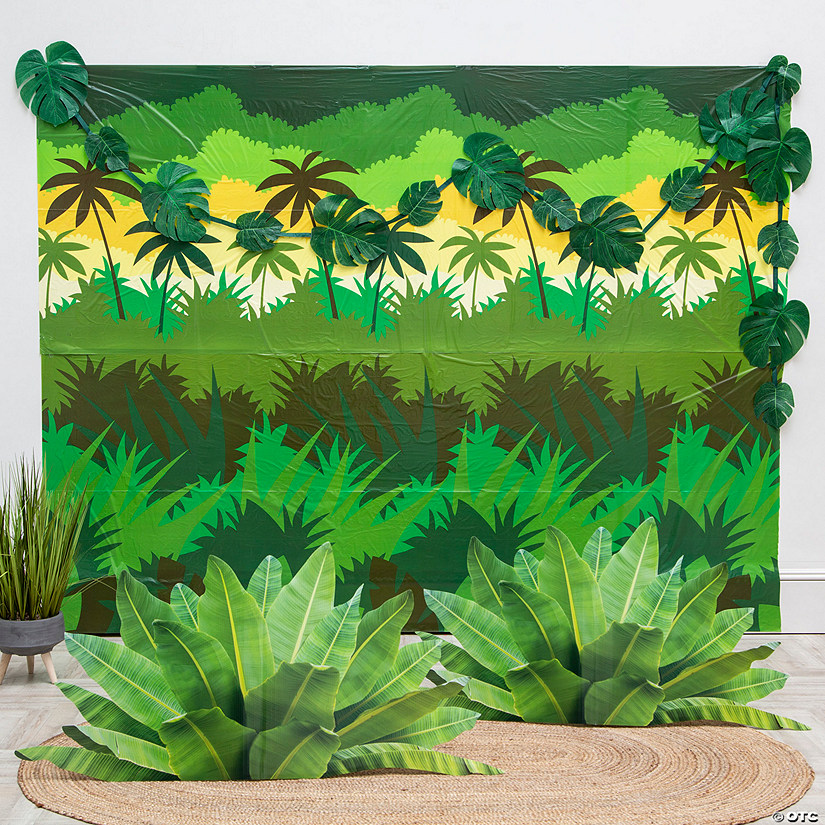 Jungle Safari Backdrop Decorating Kit - 5 Pc.