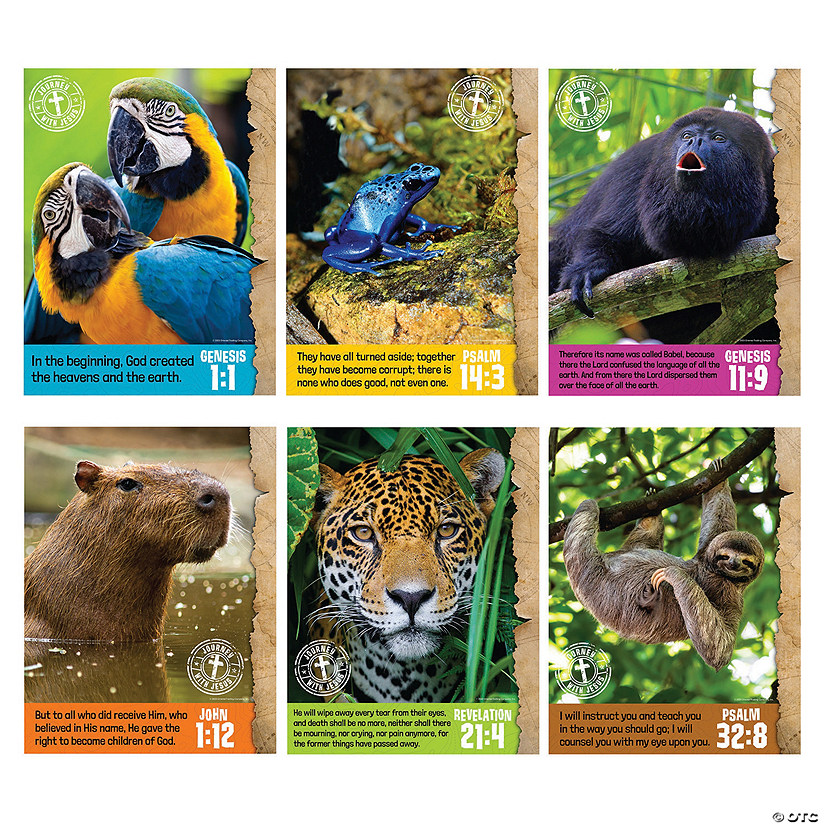 Jungle VBS Classroom Poster Set - 6 Pc. | Oriental Trading