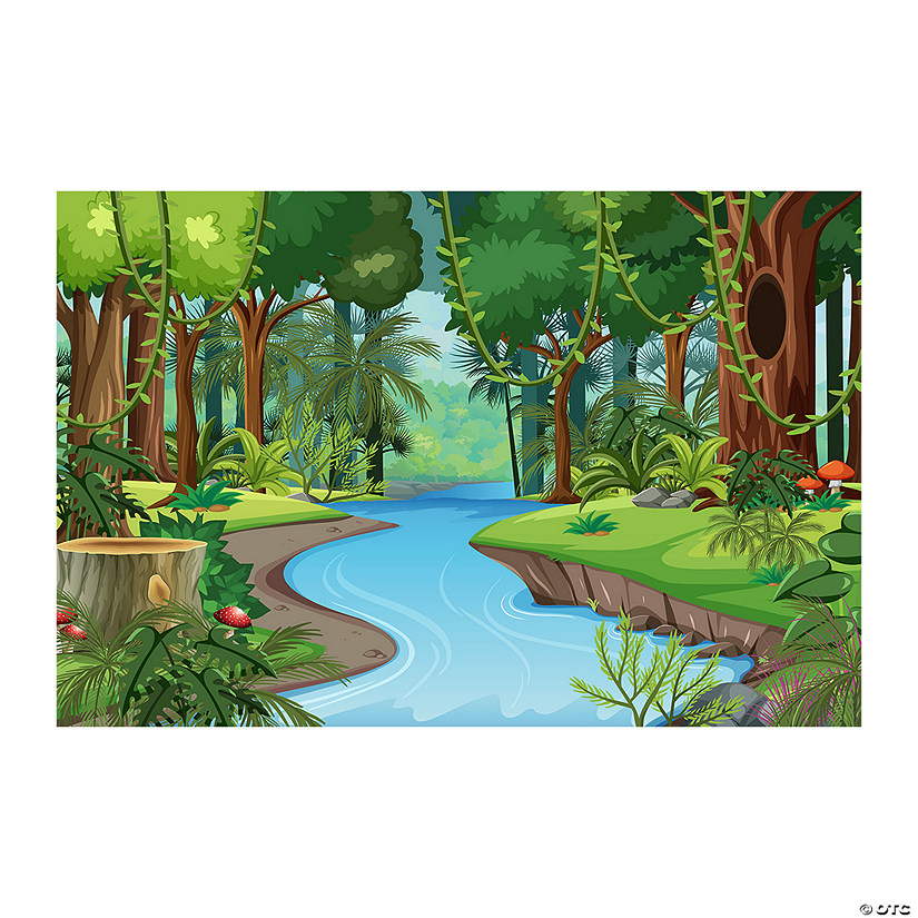 Jungle VBS River Backdrop - 3 Pc. - Discontinued