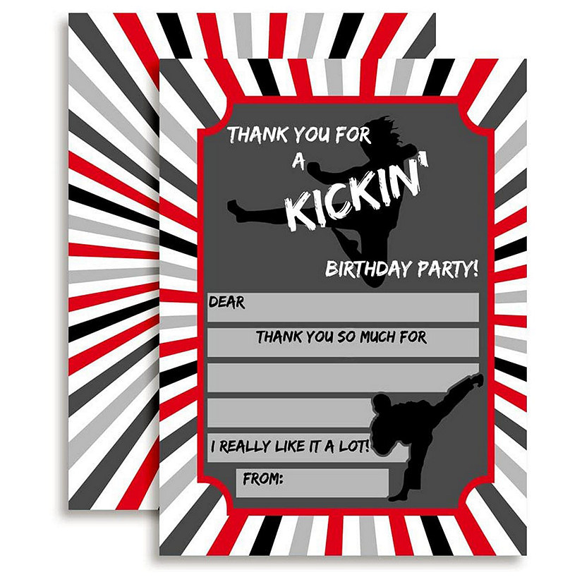 Karate Thank You 20pc. by AmandaCreation | Oriental Trading