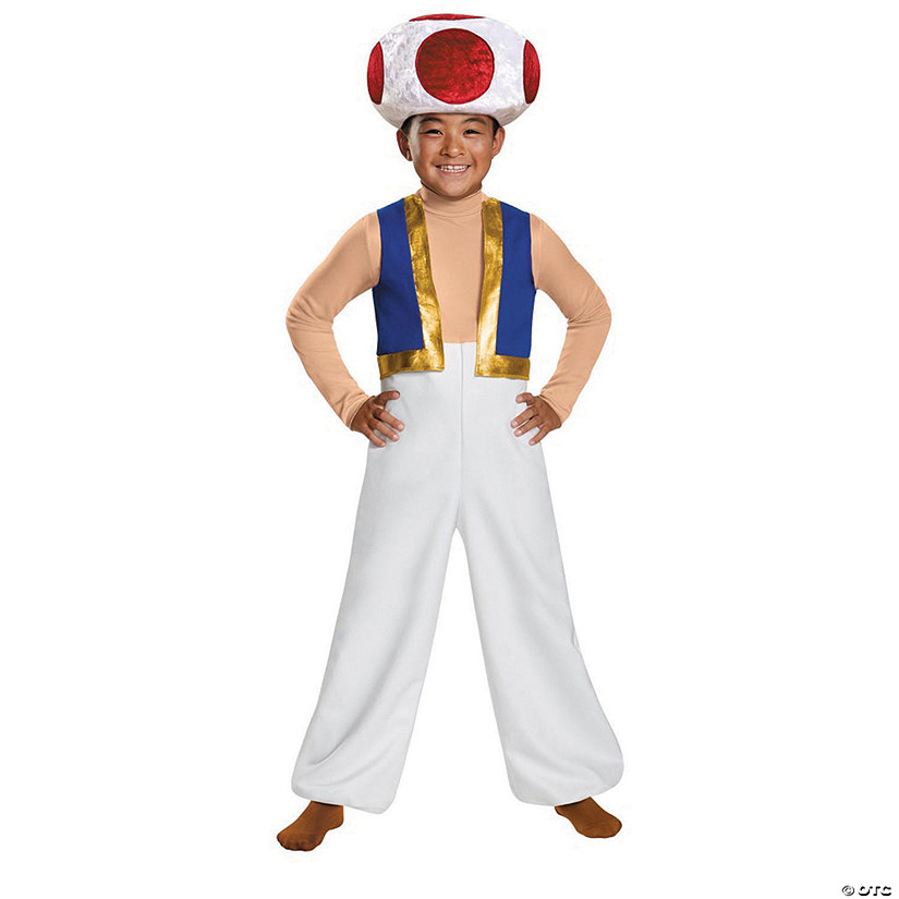 Kids Deluxe Super Mario Bros.™ Toad Costume | Oriental Trading