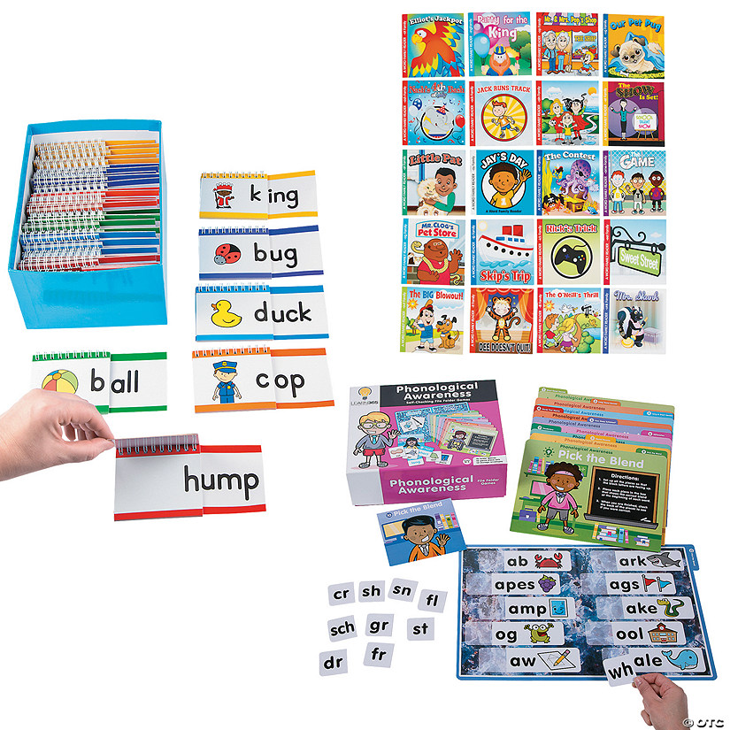 Kindergarten & 1st Grade Activity & Readers Phonics Kit - 257 Pc.