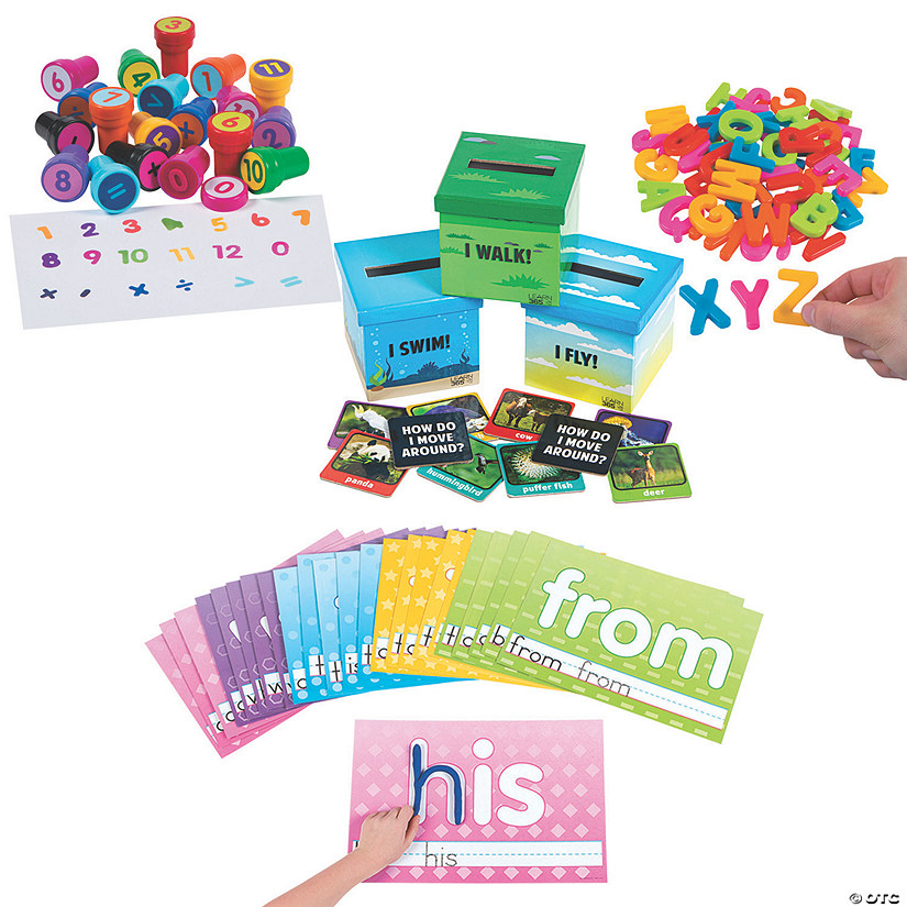 Kindergarten At-Home Learning Kit | Oriental Trading