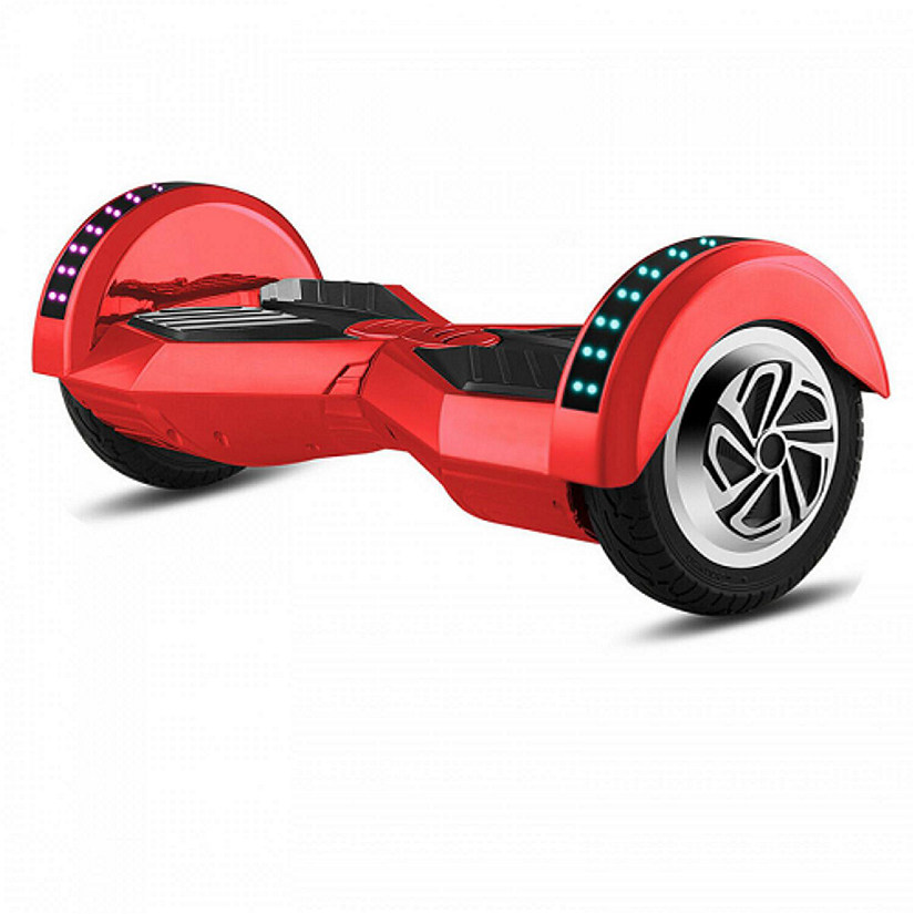 KingToys Red 8 FT Hoverboard Lambo With Bluetooth