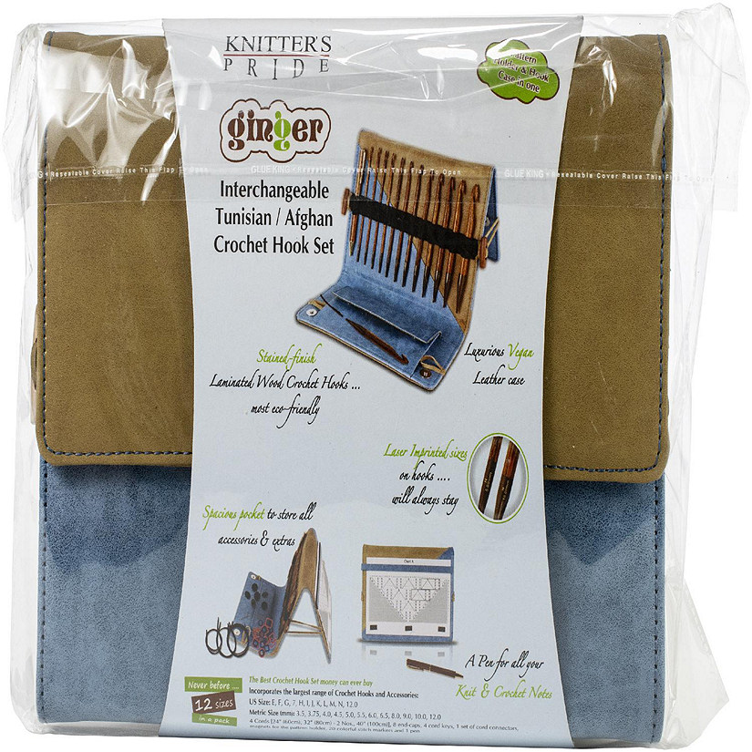 KnitPro-Ginger Interchangeable Crochet Hooks Set-Set Of 12 - Assorted ...