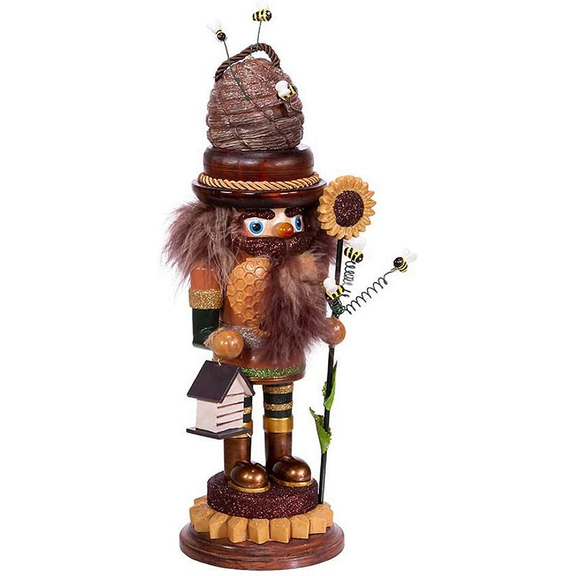 Kurt Adler Hollywood Bee Keeper Nutcracker, Multi, 15 inches