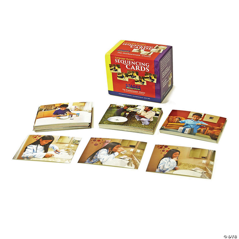 Language Builder Picture Cards, Sequencing Cards | Oriental Trading