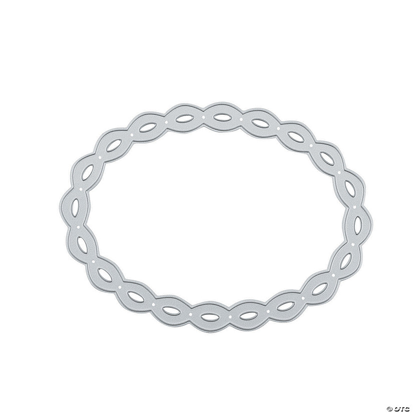 Large Oval Wave Cutting Die | Oriental Trading
