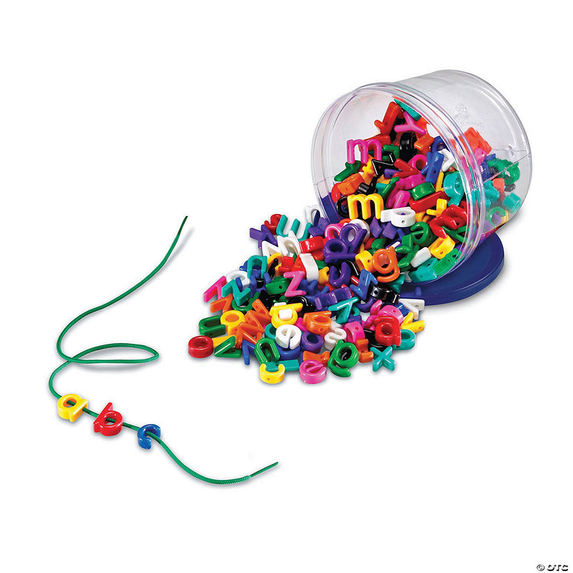Learning Resources Plastic Lacing Lowercase Alphabet, 260 Pieces ...