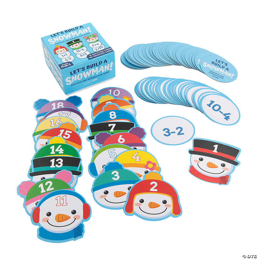 Let’s Build a Snowman Addition & Subtraction Game | Oriental Trading