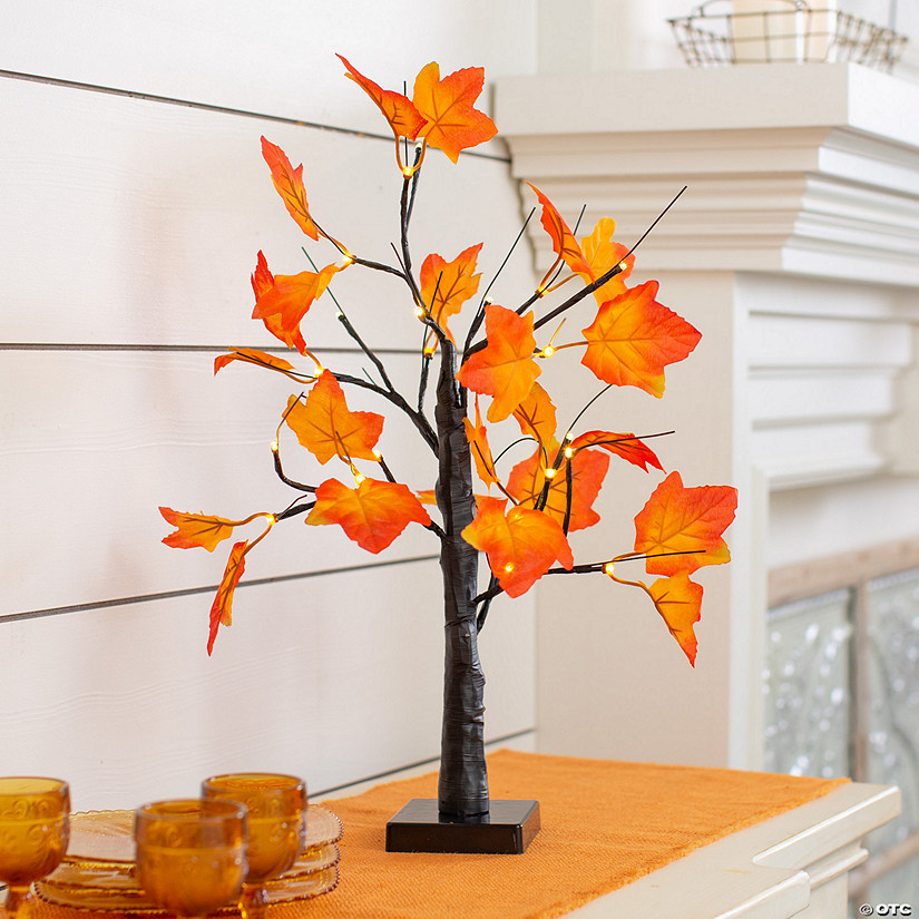 Light-Up Maple Tree Tabletop Decoration - Discontinued