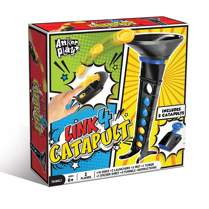 Link 4 Catapult Game Includes 2 Catapults 2 Players | Oriental Trading