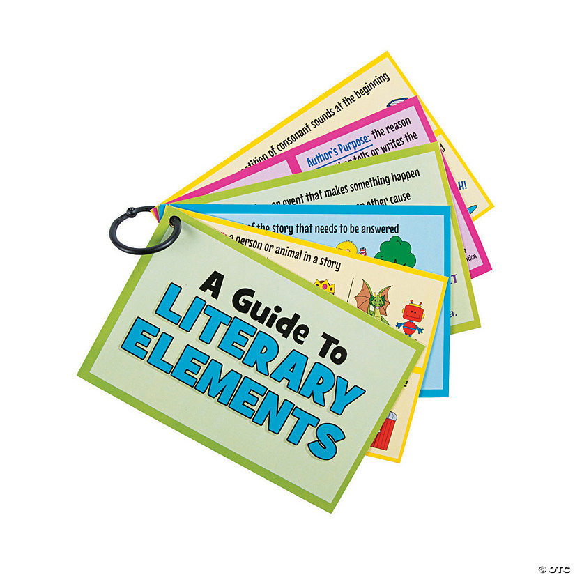 Literary Elements Cards on a Ring | Oriental Trading