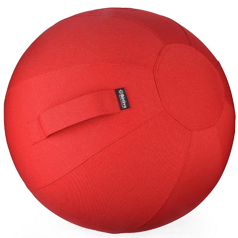 Luxurious Covered 65cm Stability Ball - For Ergonomic Seating, Therapy ...