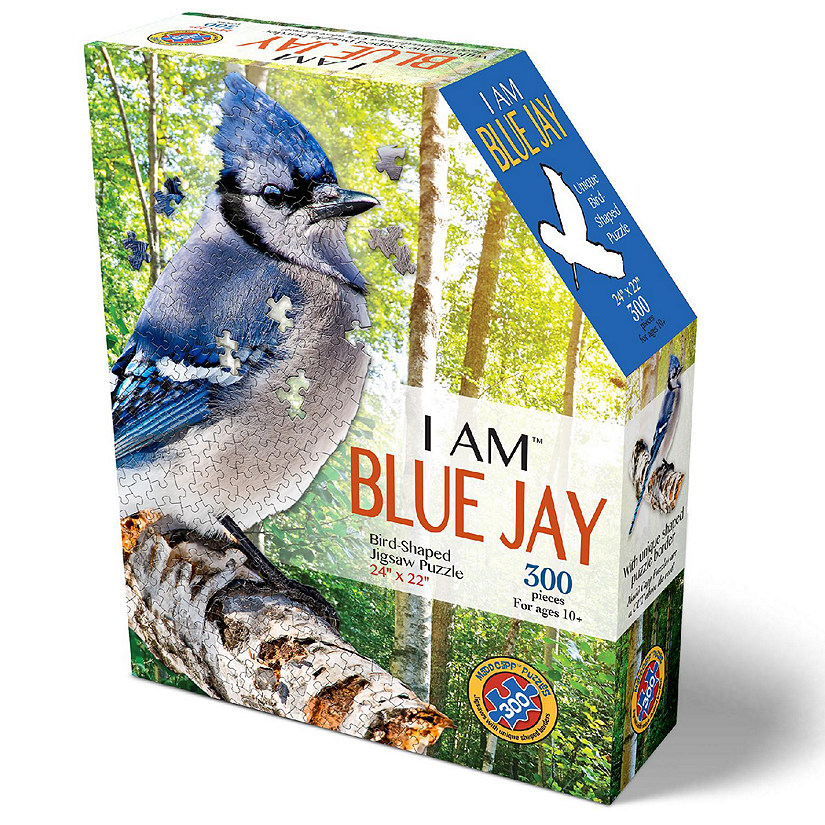 Madd Capp Puzzles: BLUE JAY 300 Piece Jigsaw Puzzle | Oriental Trading