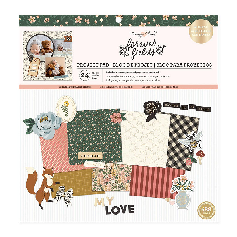 Maggie Holmes Forever Fields Project Pad 12"X12"-24 Sheets | Oriental ...