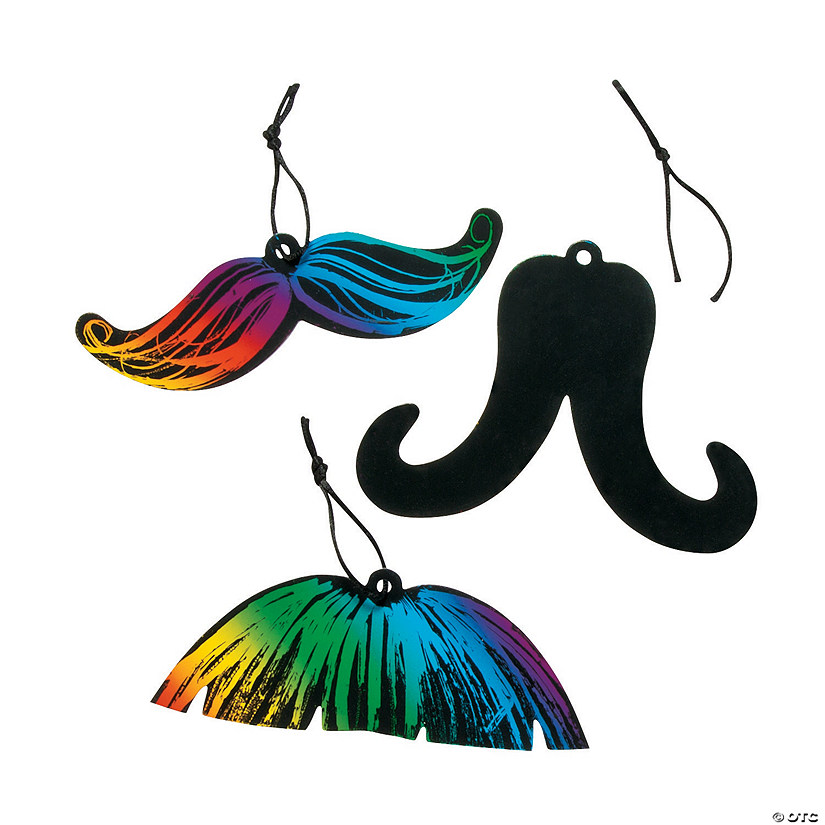 Magic Color Scratch Mustaches - Discontinued