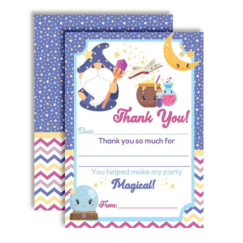 Magical Wizard Thank You 20pc. by AmandaCreation | Oriental Trading