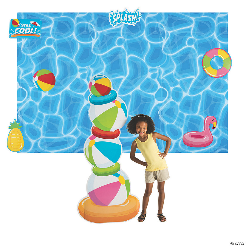 Make a Splash Small Pool Scene Decorating Kit - 8 Pc.