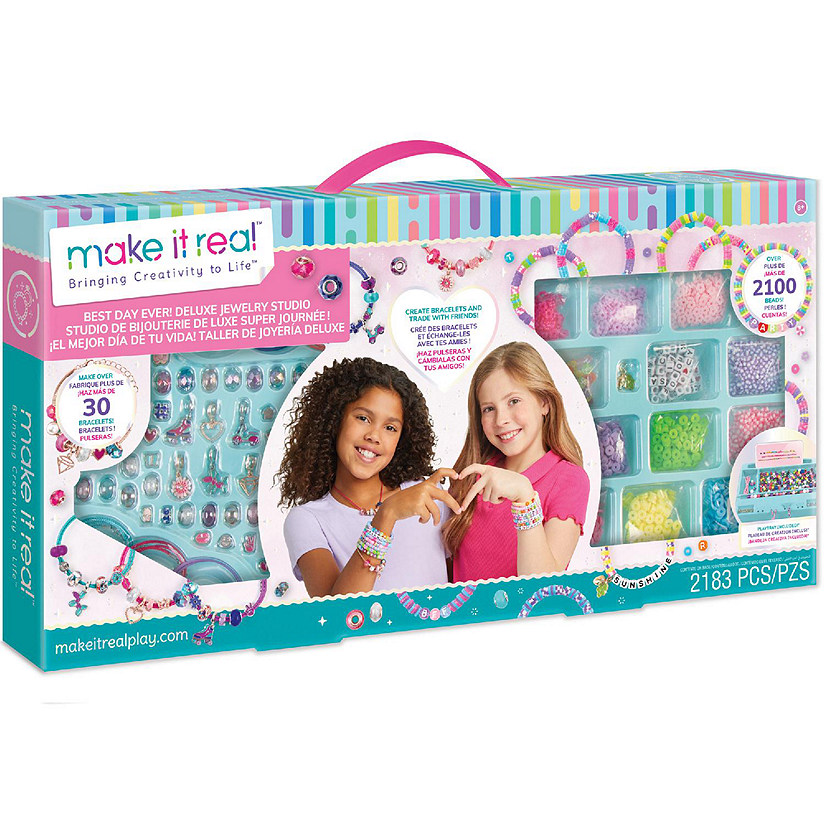 Make It Real: Best Day Ever! Deluxe Jewelry Studio - 2183Pcs | Oriental ...