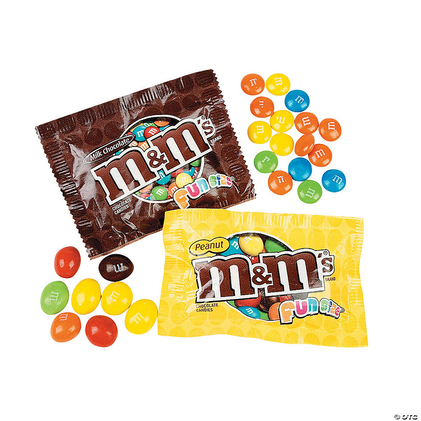 M&M’s® Fun Size Milk Chocolate & Peanut Candy Mix | Oriental Trading