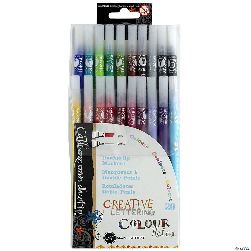 Manuscript Callicreative Double Tip Markers Relax, 20pc