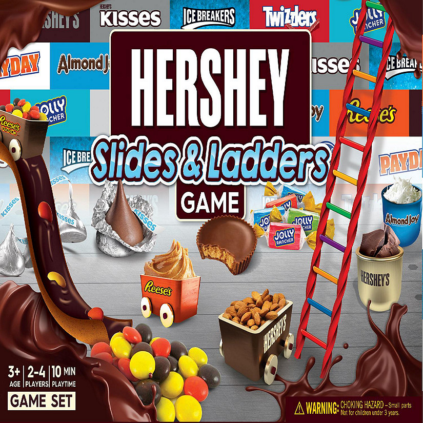 MasterPieces Hershey Slides and Ladders Board Game for Kids | Oriental ...