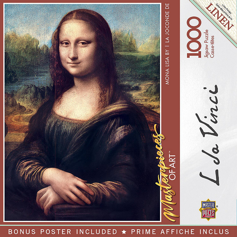 MasterPieces of Art - Mona Lisa 1000 Piece Jigsaw Puzzle | Oriental Trading