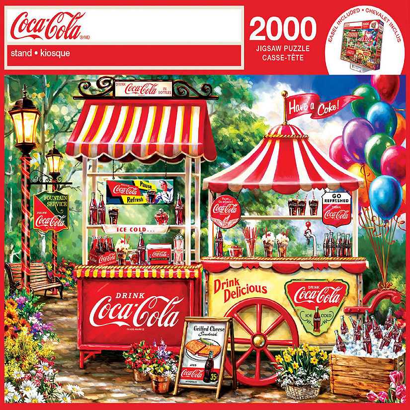 MasterPieces Signature Collection - Coca-Cola Stand 2000 Piece Puzzle ...