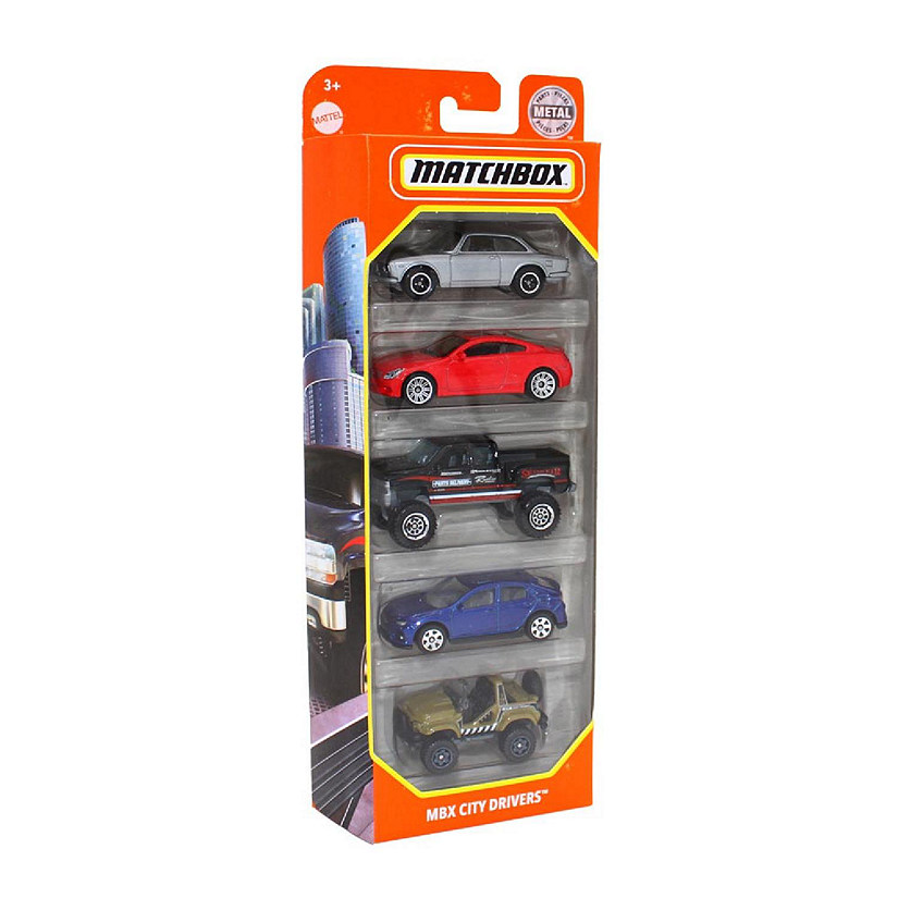 Matchbox 5 Pack, MBX City Drivers