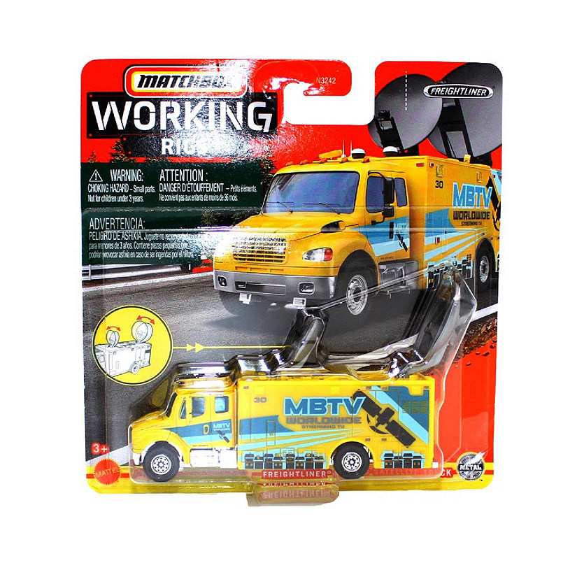 Matchbox Working Rigs Freightliner M2 106 Satellite Truck