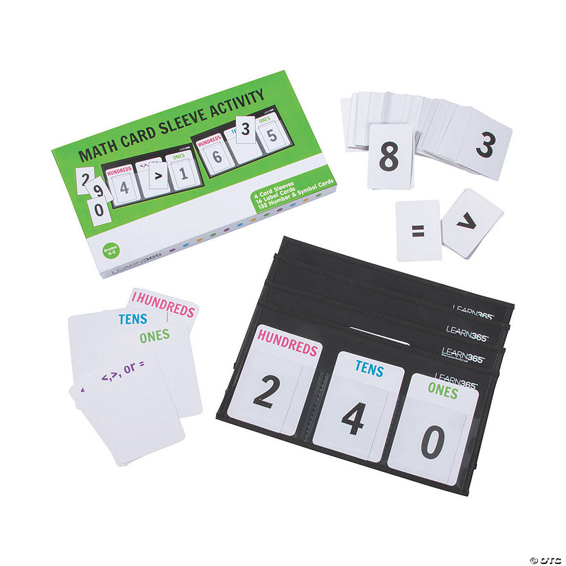 Math Card Sleeve Game | Oriental Trading