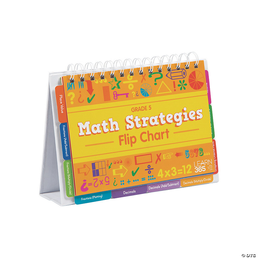 Math Strategies Flip Books - Grade 5 | Oriental Trading