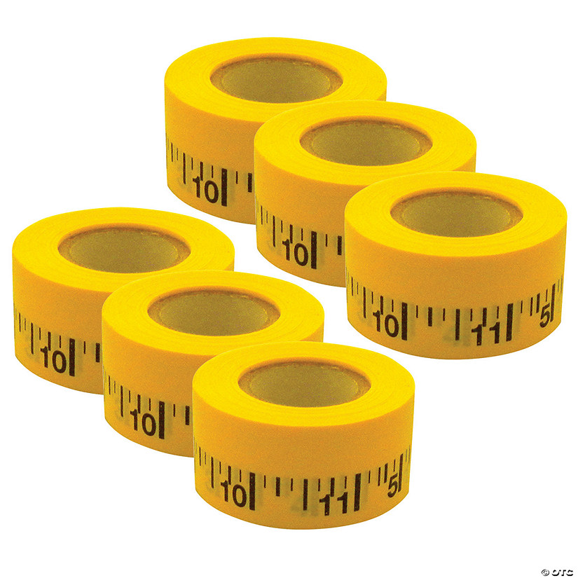 Mavalus Measurement Tape, 6 Rolls | Oriental Trading