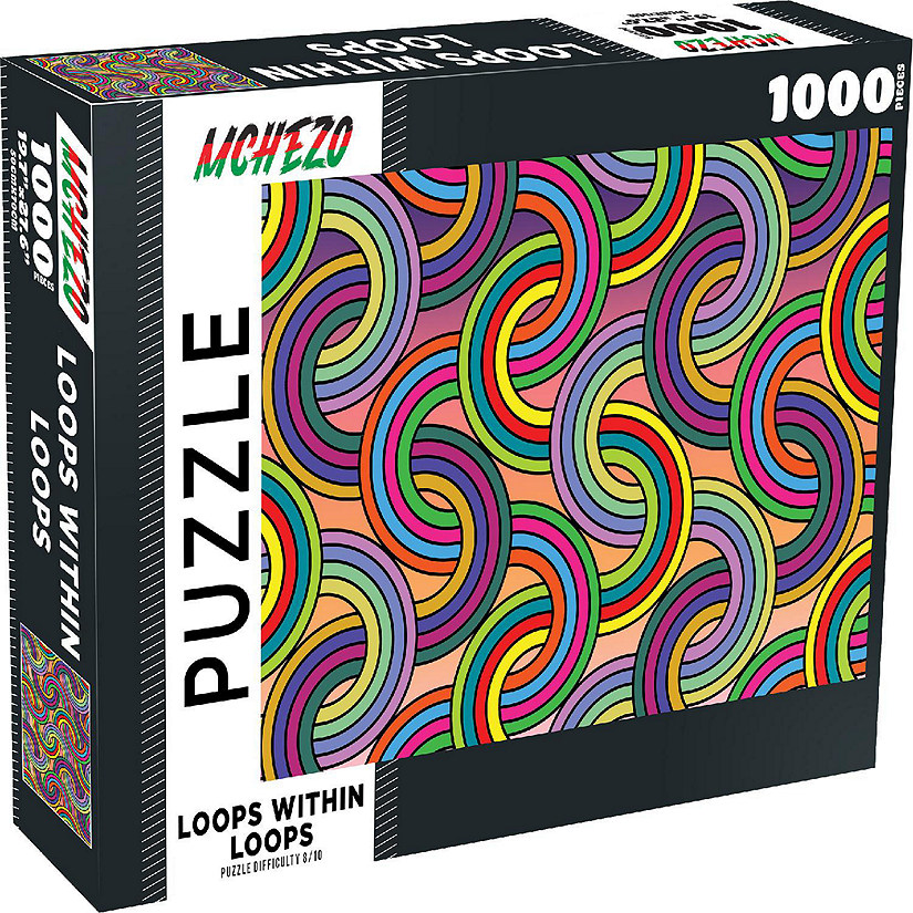 Mchezo 1000 Piece Abstract Jigsaw Puzzle: Loops Within Loops | Oriental ...