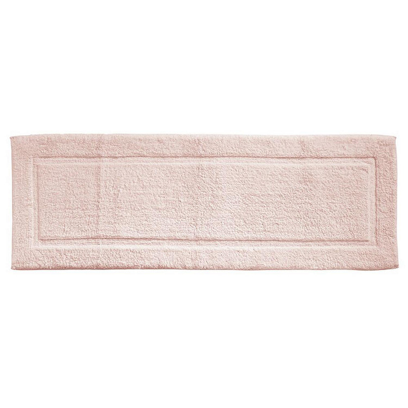 mDesign Bathroom 100% Cotton Rectangular Rug, Long Runner, 60" x 21 ...