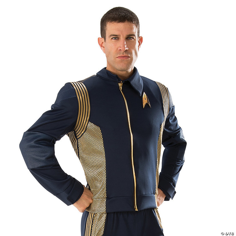 Men’s Star Trek: Discovery™ Gold Command Uniform Costume | Oriental Trading