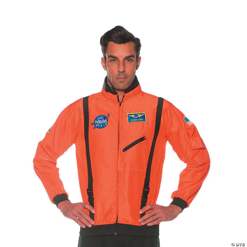 Men's Orange Space Jacket - Standard | Oriental Trading