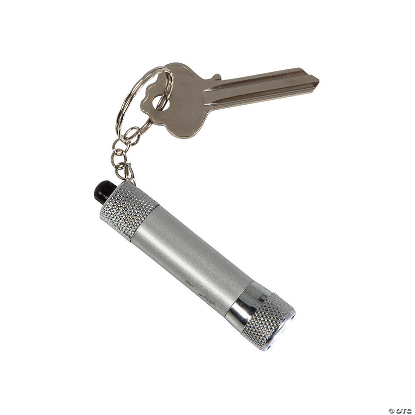 Metal Flashlight Keychains - 24 Pc. | Oriental Trading