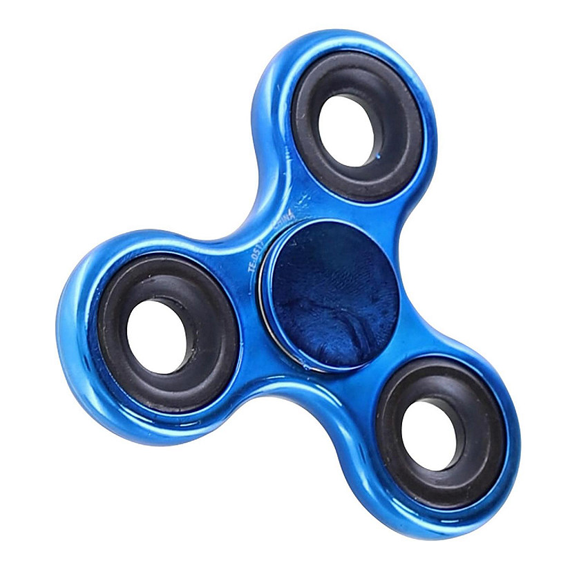 Metallic Fidget Spinner Light Blue | Oriental Trading