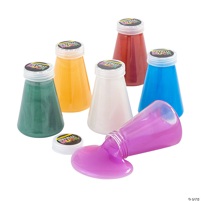 Metallic Slime in Laboratory Beakers - 12 Pc.