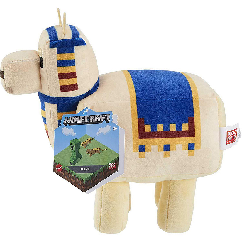 Minecraft Basic Llama Plush, Video-Game Character Soft Doll ...