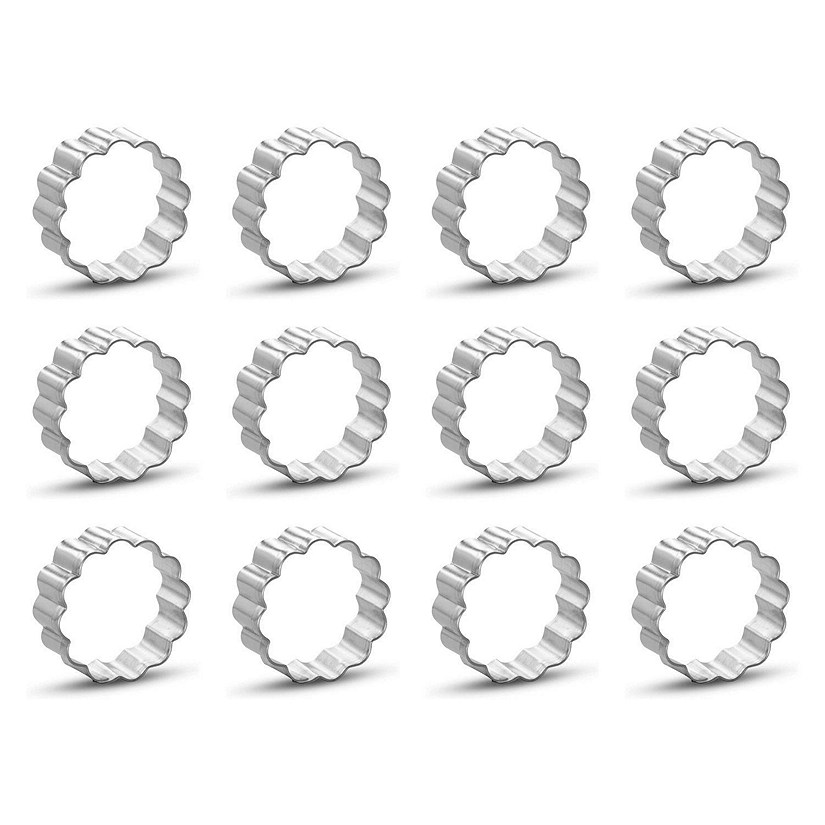 Mini Fluted Circle 1.5 inch Cookie Cutters | Oriental Trading