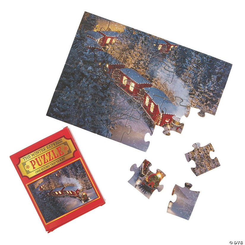 Mini Winter Express Puzzles - 12 Boxes - Discontinued